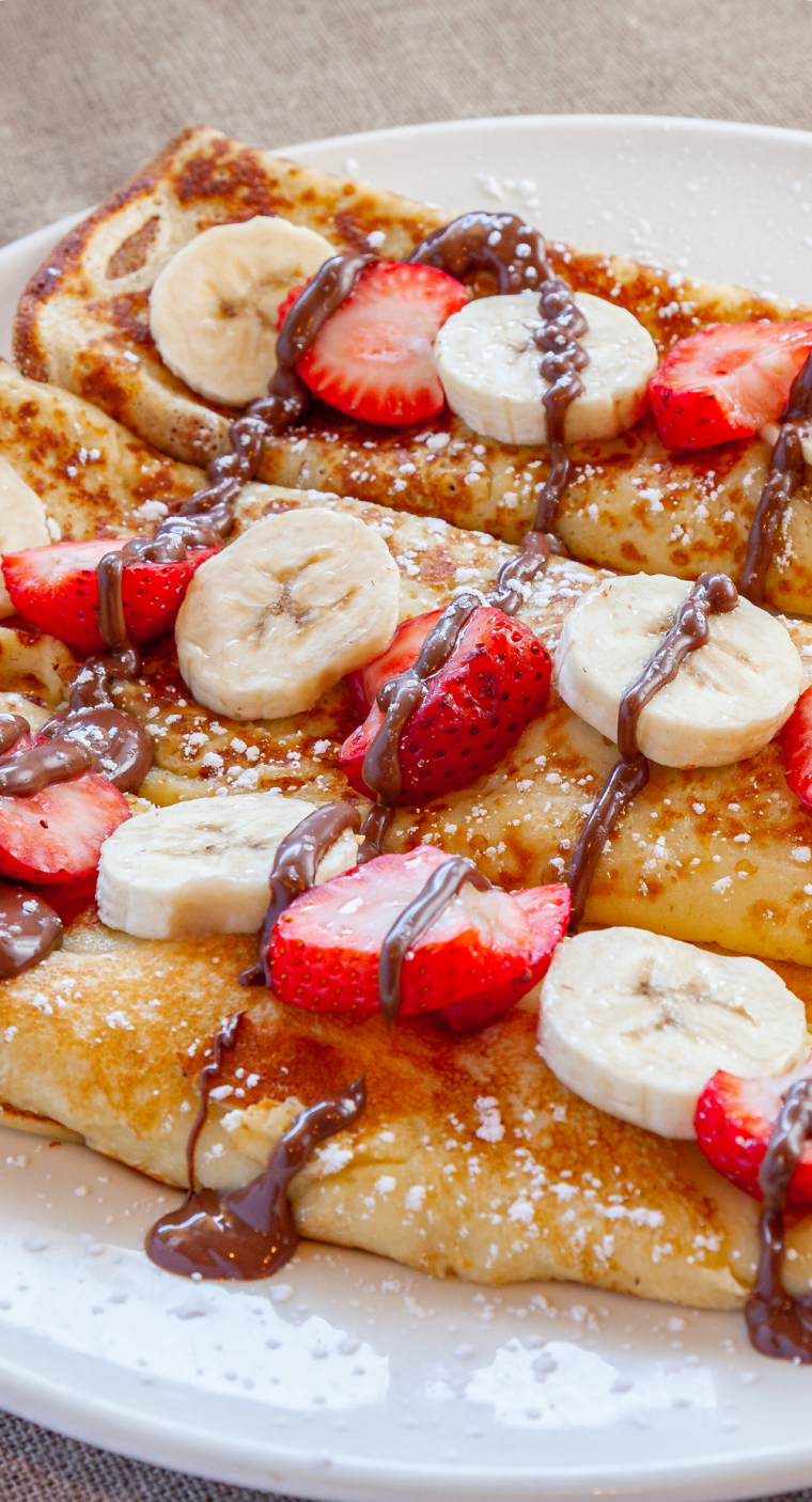 Nutella Banana Crepes - Balanced Healthy Meals